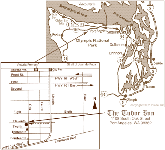 Port Angeles Washington Bed and Breakfast, The Tudor Inn with lodging ...